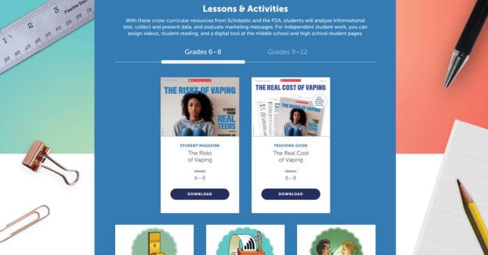 Tobacco-Free Lesson Plans & Resources for Teachers | Tobacco Stops With Me